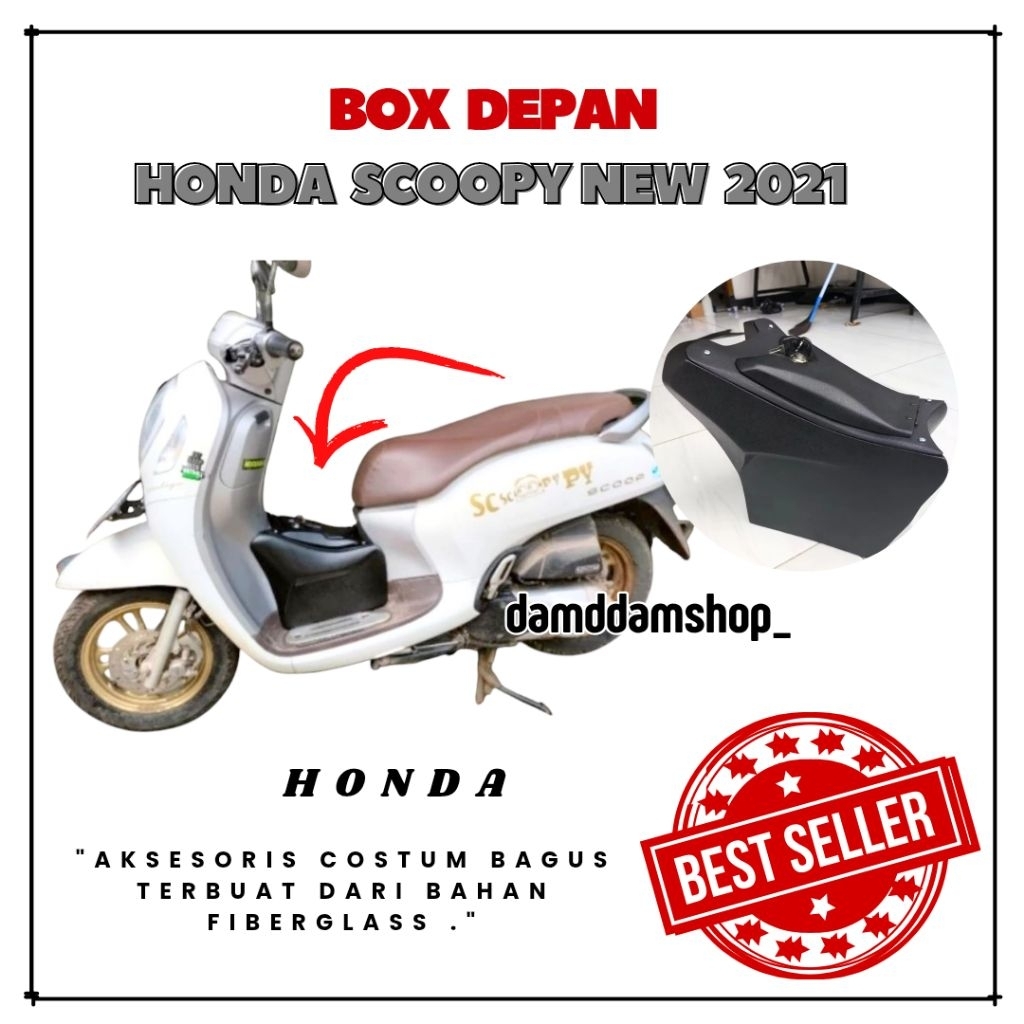 Jual BOX DEPAN SCOOPY NEW 2021 PNP AKSESORIS COSTUM | Shopee Indonesia