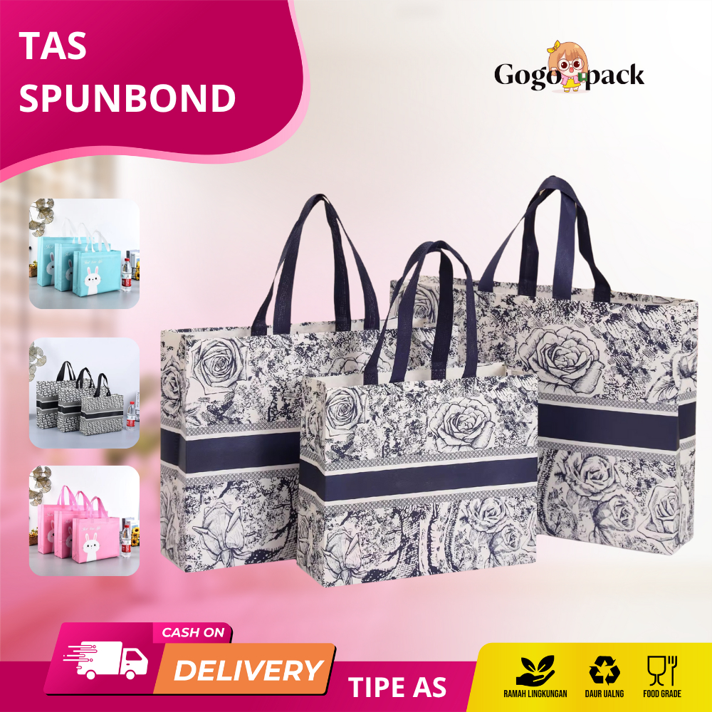 Jual Tas Spunbond / Goodie Bag Spunbond / Spoundbond Bag / Tas Belanja ...