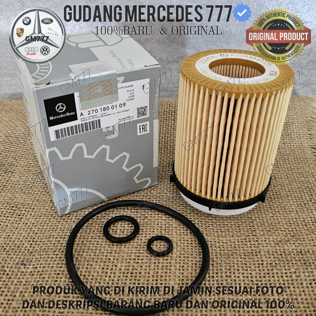 Jual FILTER OLI SARINGAN OIL MERCY M270 CLA200 GLA200 B200 E250 GLC300 ...