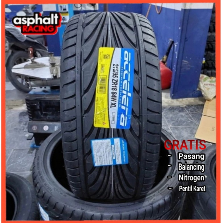Jual ACCELERA SIGMA 215/35 R18 BAN MOBIL TUBLES ROTASI RING 18 BAN ...