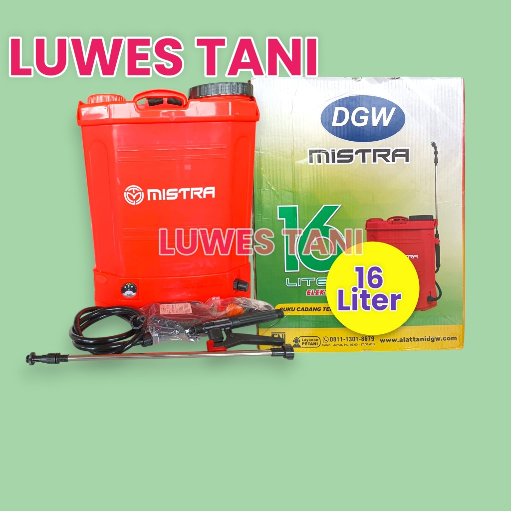 Jual Tangki Semprot DGW Mistra 16 Liter Sprayer Elektrik Modern ...