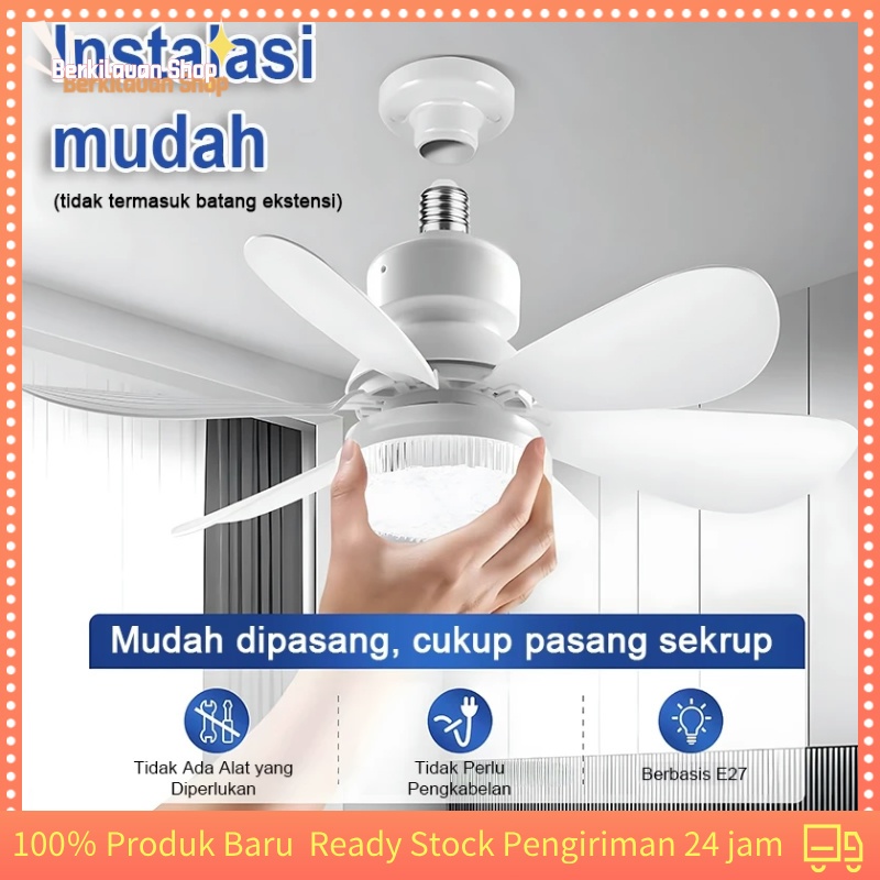 Jual 【CUCI GUDANG】 Lampu Kipas Angin Remote 2in1 Lampu Plafon Garansi 3 ...