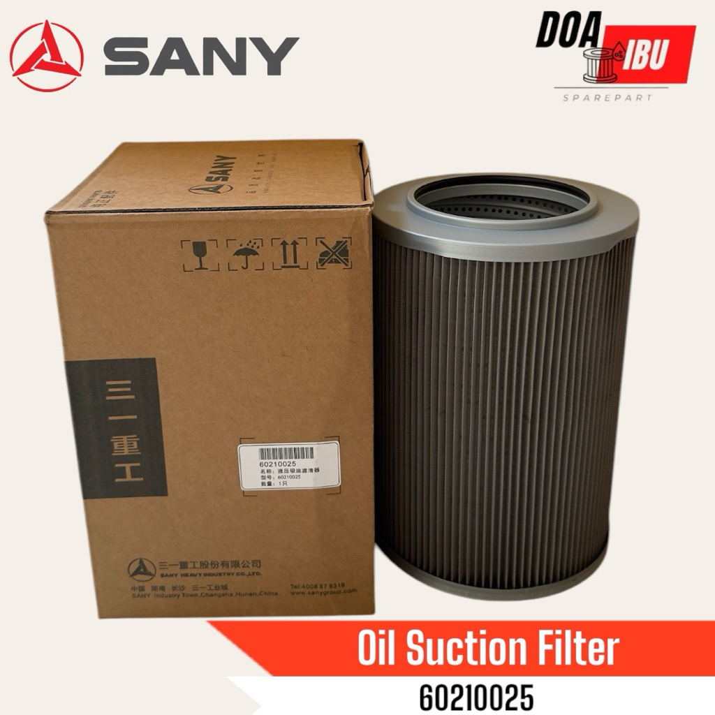 Jual Oil Suction Filter SANY SY465, SY485 60210025 ORI | Shopee Indonesia