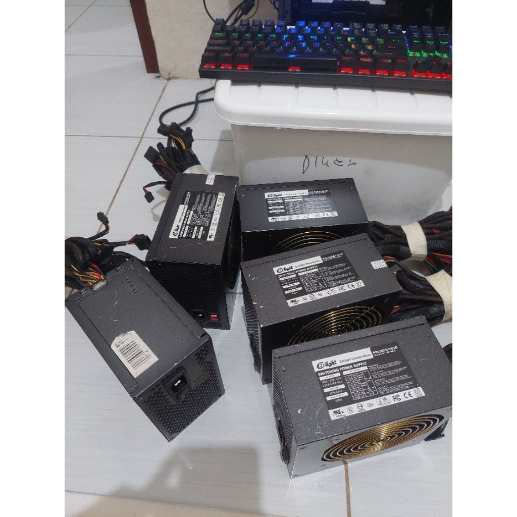 Jual Powersuplay / PSU enlight corporation 80+ 650wat dan 600wat normal ...