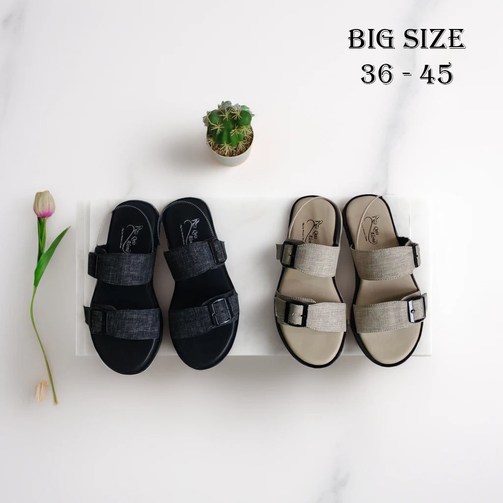 Jual Zagib x Alona | Sandal Wanita Platform Back Strap Elastis | Sendal ...