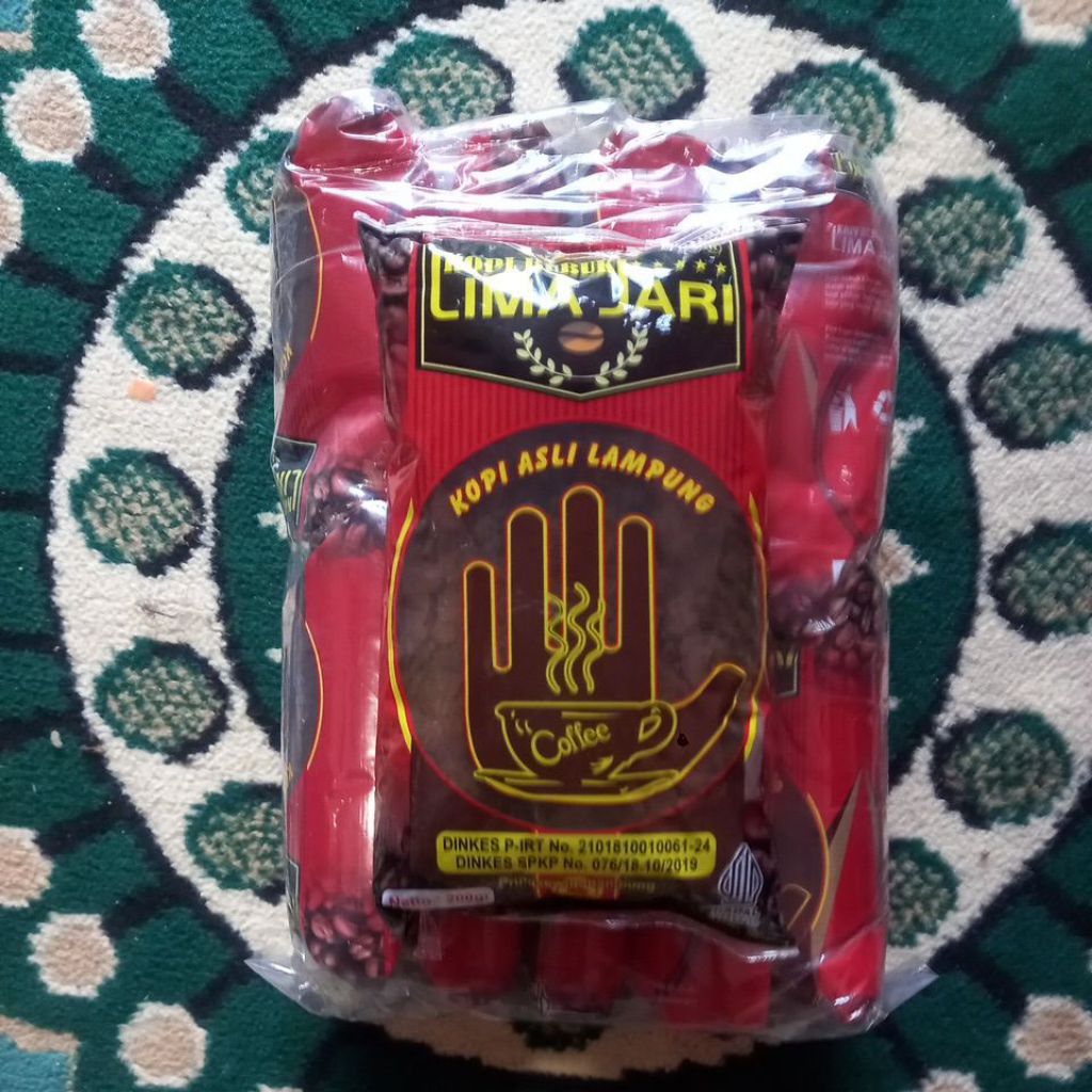 Jual (1 Kg) KOPI BUBUK LIMA JARI | Shopee Indonesia