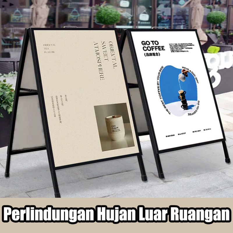 Jual Stand Display Tipe A, Poster Berdiri Lantai, Papan Iklan KT, Papan ...
