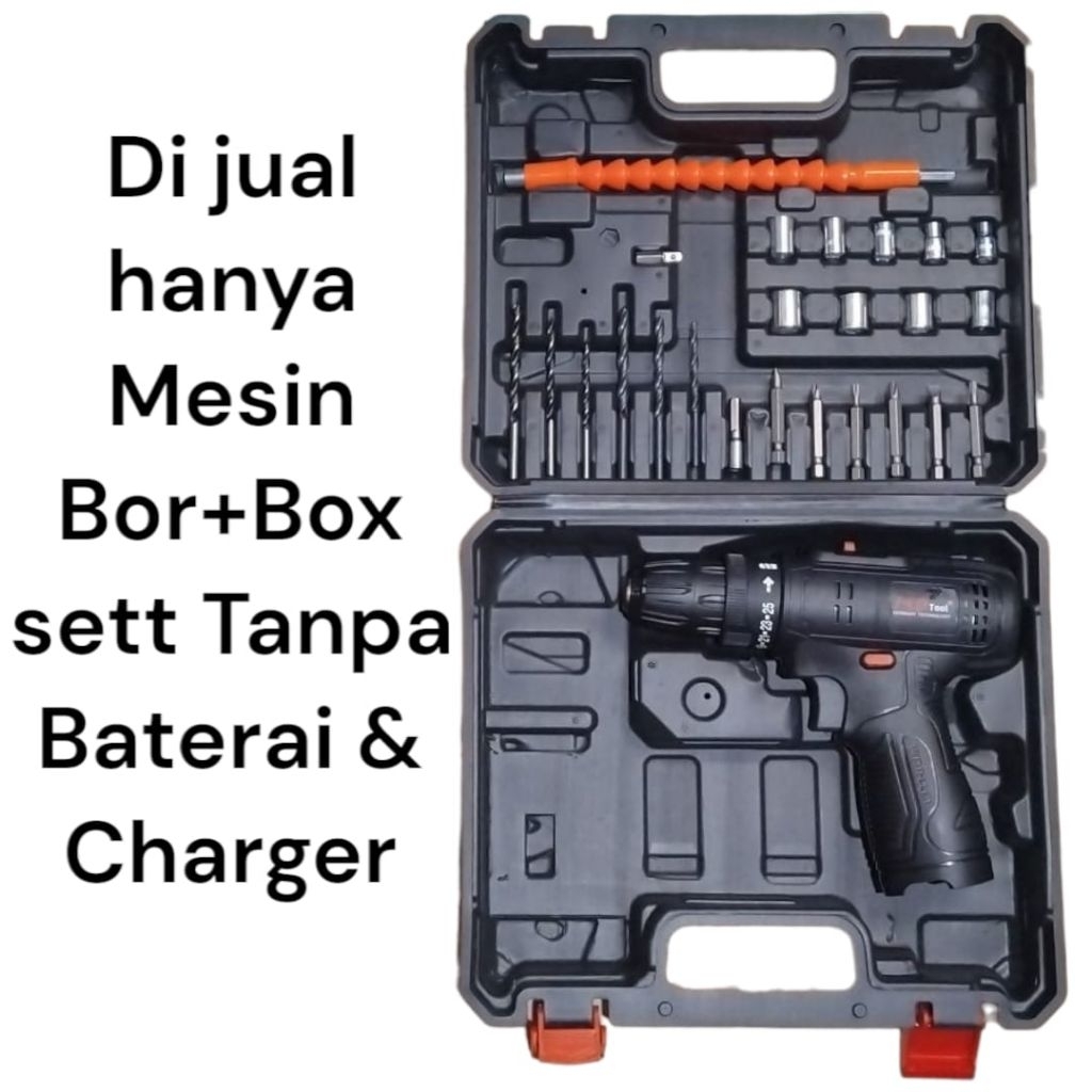 Jual Bor baterai murah promo 12v settbox TANPA BATERI DAN CAS JLD tools ...
