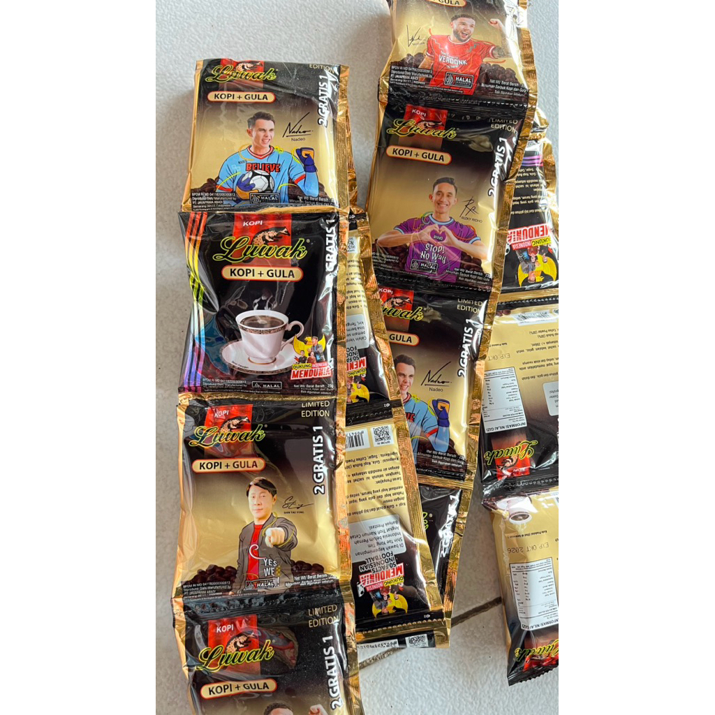 Jual Kopi luwak hitam + gula renceng isi 15pcs ( 23gr x15 ) | Shopee ...