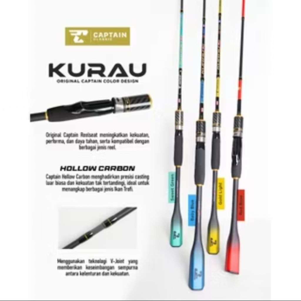 Jual JORAN CAPTAIN KURAU UL 662/702 2-6LB DAN VOLL II ULTRA LIGHT ...