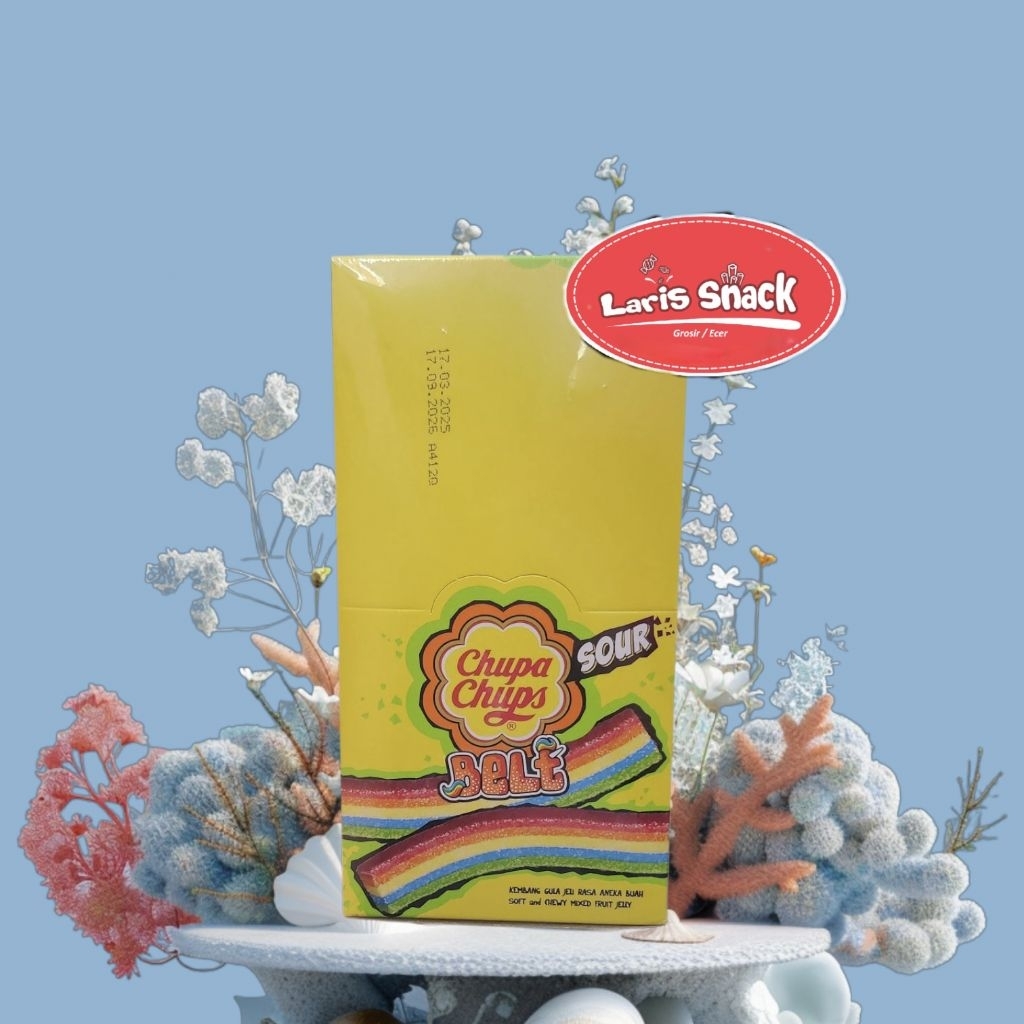 Jual Chupa Chups Sour Belt Rainbow (Isi 24 pcs) | Shopee Indonesia