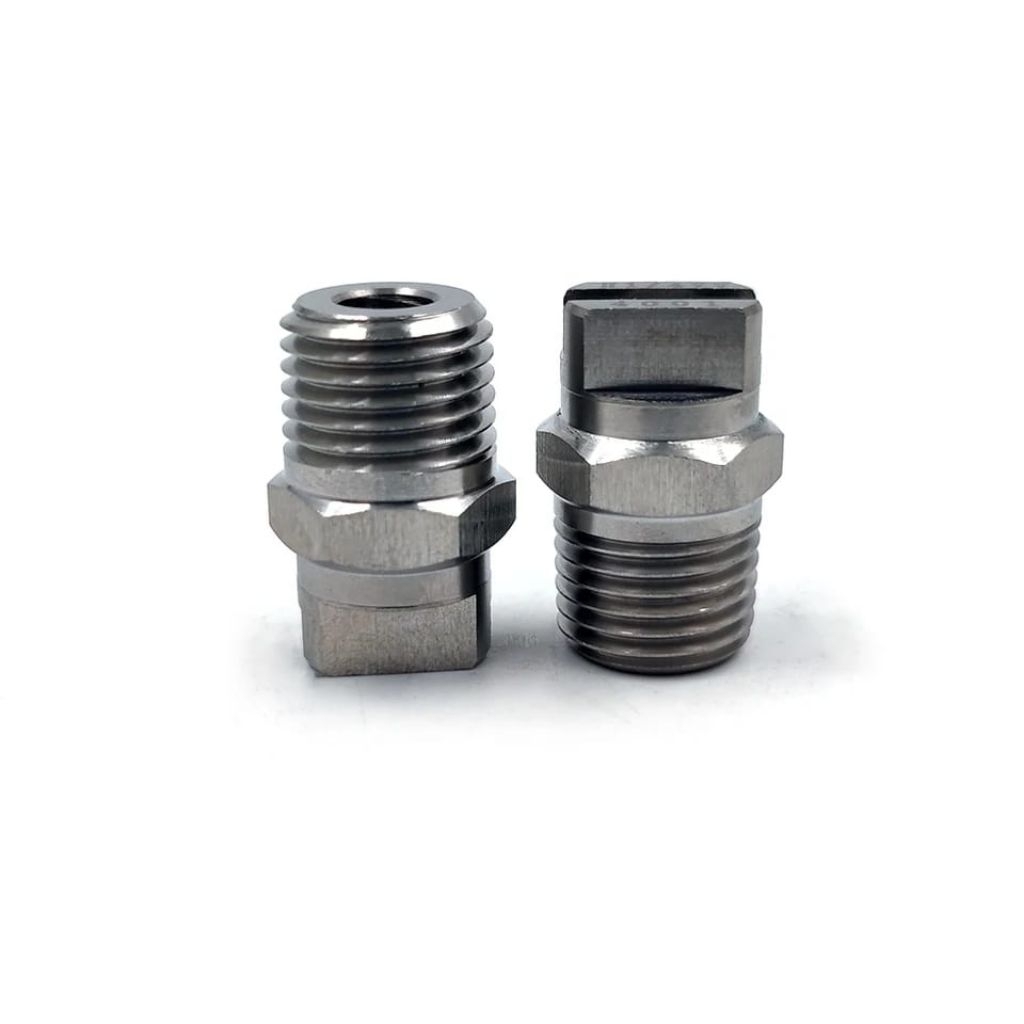 Jual 1/4" 2510 Nozzle V Jet Stainless Water Flat Fan Vee Jet Spray ...