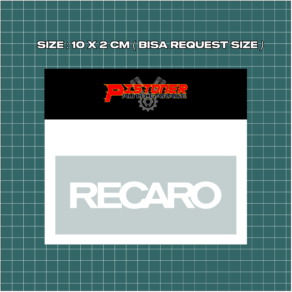 Jual Sticker Recaro | Shopee Indonesia