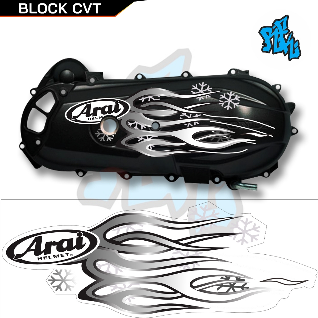 Jual Sticker Bak Cvt Decal Cvt Striping Cvt Motor Arai Api Consep ...