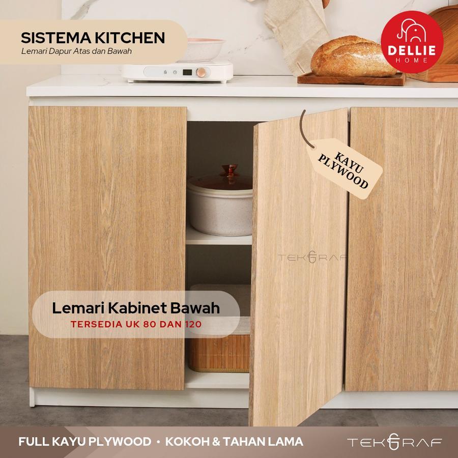 Jual Tekgraf Sistema Kitchen - KabinetBawah Base Unit FULL KAYU Lemari ...