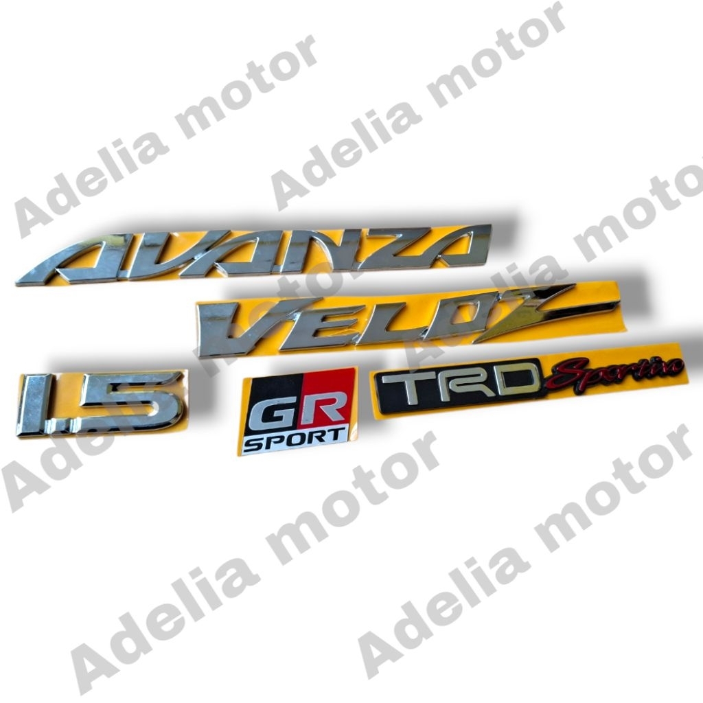 Jual Emblem Avanza Veloz emblem tulisan bagasi belakang avanza Veloz ...