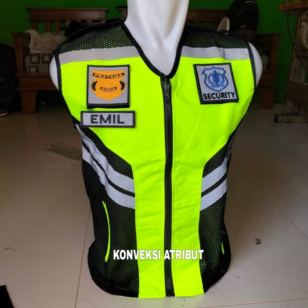 Jual rompi security terbaru 2025 murah lengkap atribut | Shopee Indonesia