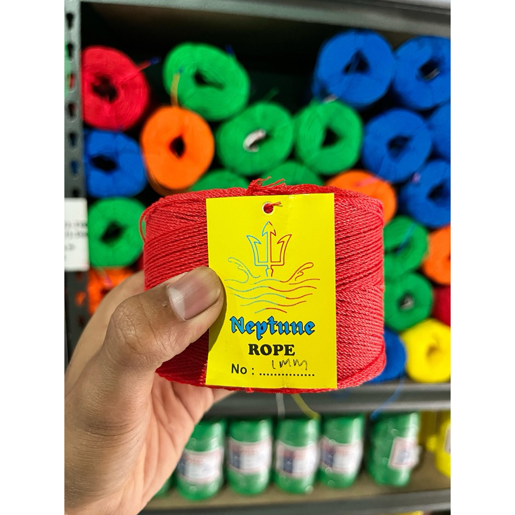 Jual Tambang 1mm 200 meter Merah Neptune Rope / Tambang Kecil 1 mili ...