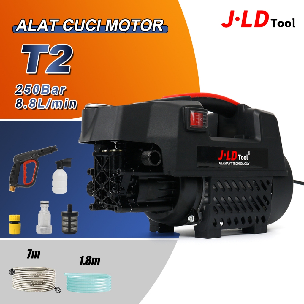 Jual JLD Mesin Cuci Steam Mobil AC Motor / High Pressure Water 250Bar 8 ...