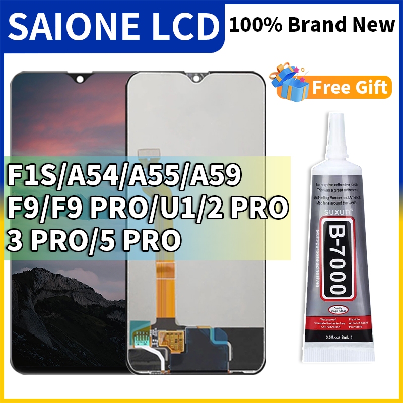Jual 【ORIGINAL 100%】LCD F1S/F9/F9PRO/A54/A55/A59/U1/2PRO/3PRO/5PRO FULL ...