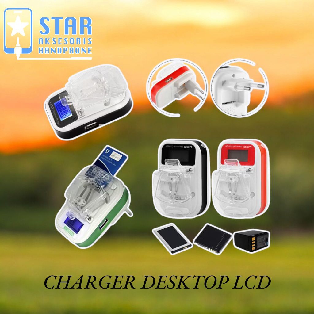 Jual Universal LCD Desktop Kodok Battery Charger Casan Jepit Baterai ...