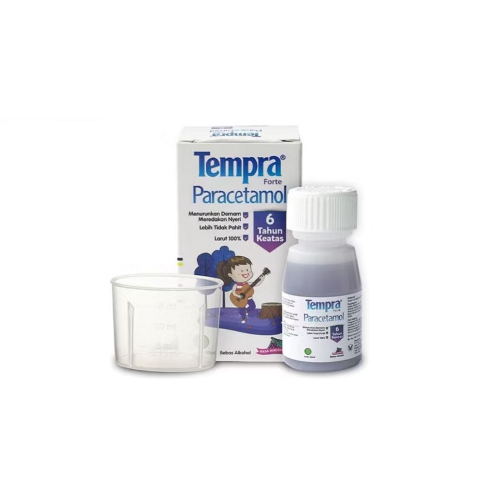 Jual Tempra Syrup Paracetamol Anak Rasa Anggur 60 & 30 ml ( 6 Tahun ...