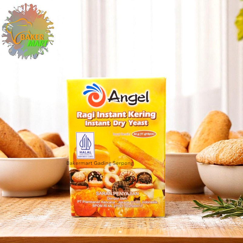Jual Angel Instant Dry Yeast / Ragi Kering 4x11 Gram | Shopee Indonesia