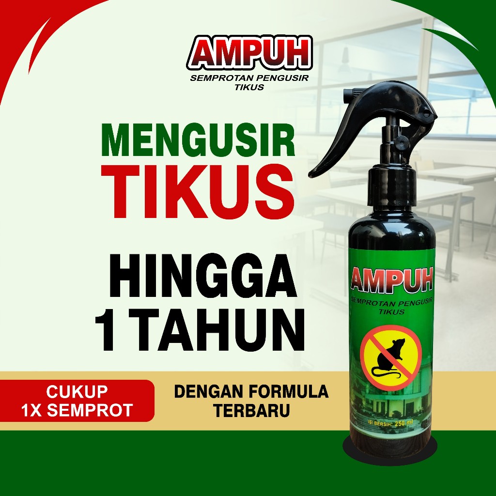 Jual Ampuh Semprotan Pengusir Tikus Cairan Spray Anti Tikus 250 ml ...