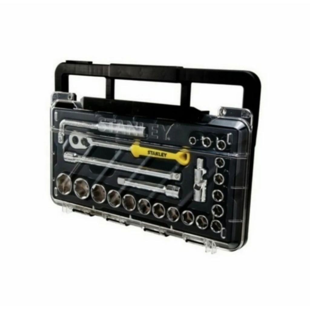 Jual Stanley STMT74726 Sock Lock Set 1/2 Inch 12 PT Metric Socket ...