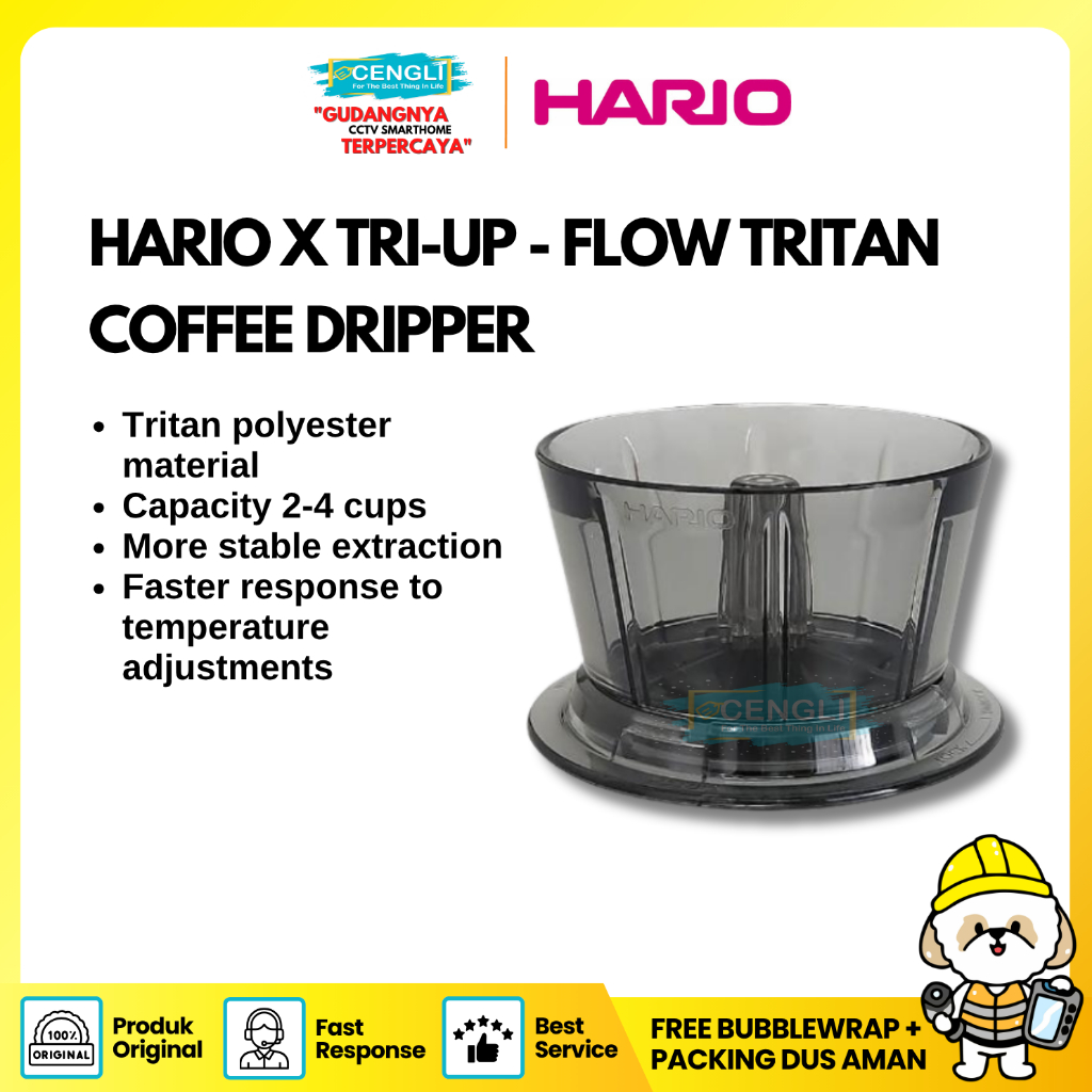 Jual HARIO x Tri-Up Flow Tritan Dripper Coffee Dripper Filer Cup Alat ...