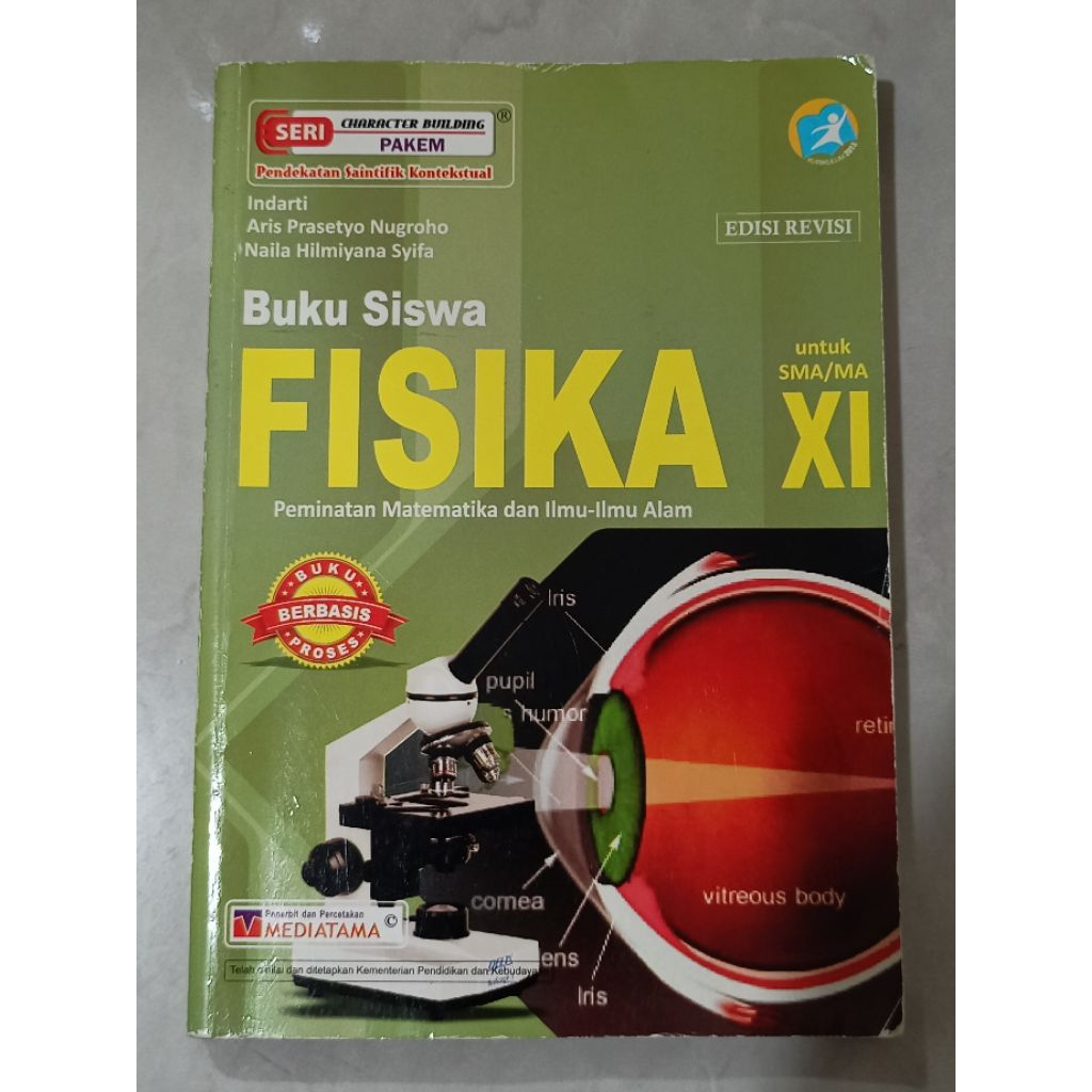 Jual BUKU FISIKA SMA KELAS XI/11 KURIKULUM 13 EDISI REVISI INDARTI ARIS PRASETYO NUGROHO NAILA ...