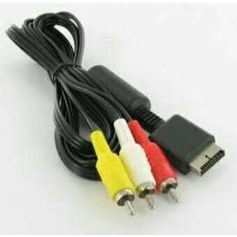 Jual Kabel Av Ps Ps1 Ps2 Ps3 Panjang Kabel 1.8 Meter / Cable RCA AV ...