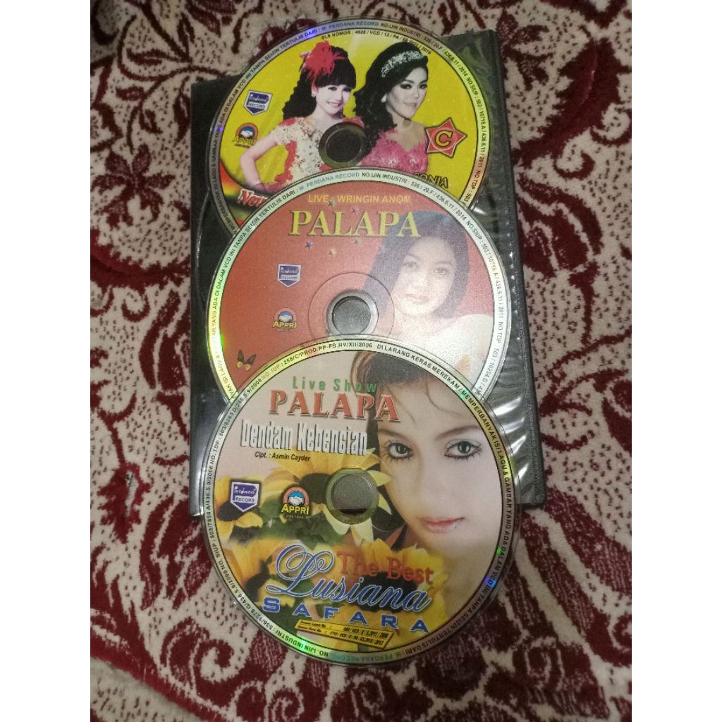 Jual KASET VCD NEW PALLAPA THE BEST LUSIANA SAFARA,NEW PALLAPA KANDAS,NEW PALLAPA SONIA TANPA ...