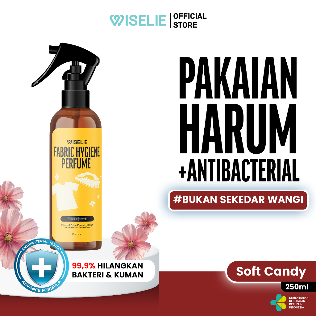 Jual Wiselie - Parfume Setrika 250ML Pewangi Pakaian Fabric Spray ...