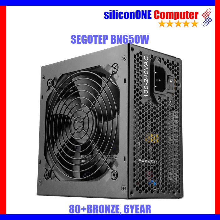 Jual Segotep BN650W 650W 80+ Bronze Flat Cable Non Modular 6 Tahun ...