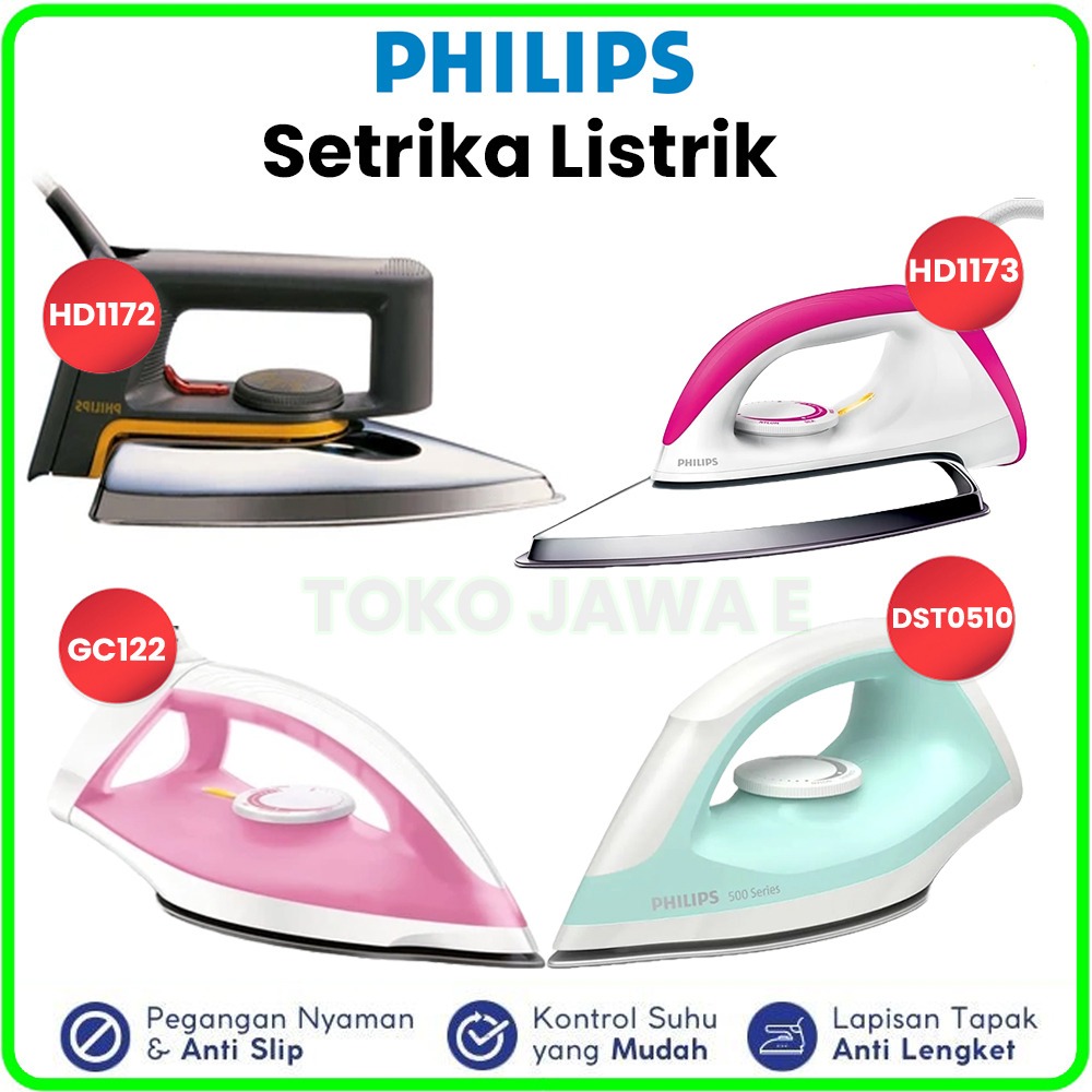 Jual (BIG PROMOO) SETRIKA PHILIPS CLASIC 1172/SETRIKA PHILIPS 1173 ...