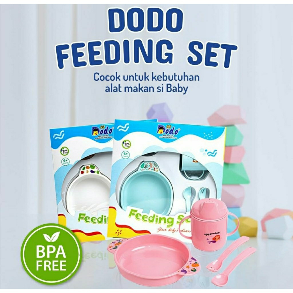 Jual Dodo Feeding Set 001 / Dodo Feeding Set 002 / Tempat Makan Bayi ...