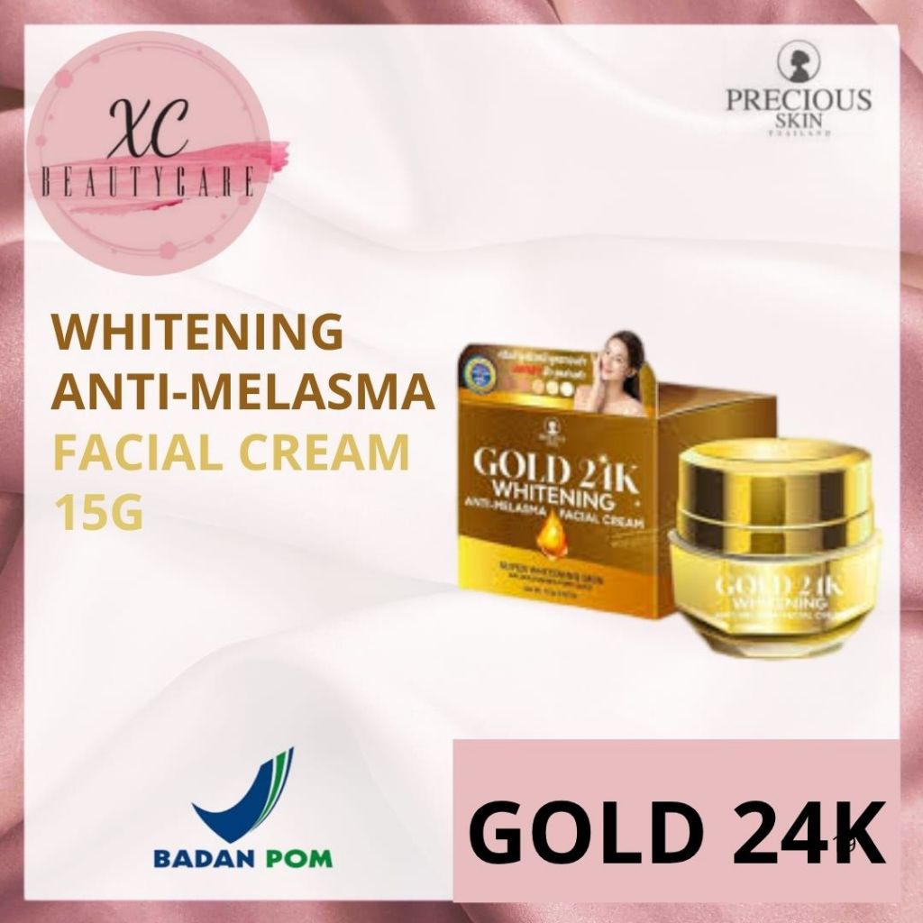 Jual Precious Skin Gold 24k Anti Melasma Face Cream BPOM | Shopee Indonesia