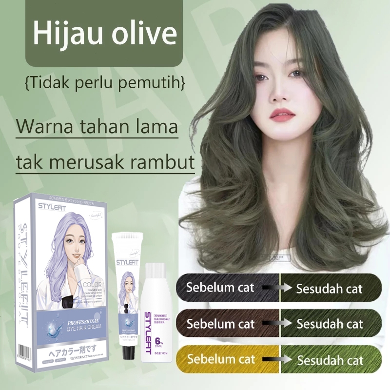 Jual Cat rambut 200ml mudah diaplikasikan, tahan lama，cowok cewek bisa ...