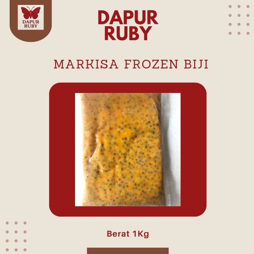 Jual Buah Markisa Frozen Biji 1Kg– Asli Segar, Siap Olah, Tanpa ...