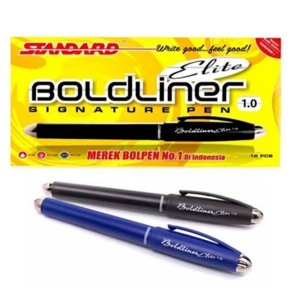 Jual Pulpen Standard Boldliner Elite 1.0 / Bolpen Elite Standar ...