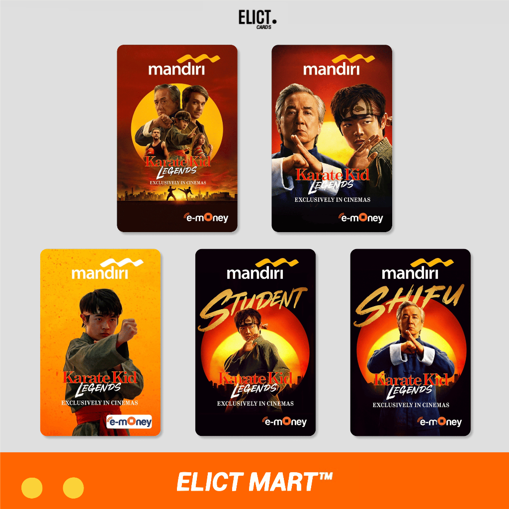Jual Kartu e-Money Mandiri edisi Karate Kid Legends | Kartu Elektronik ...