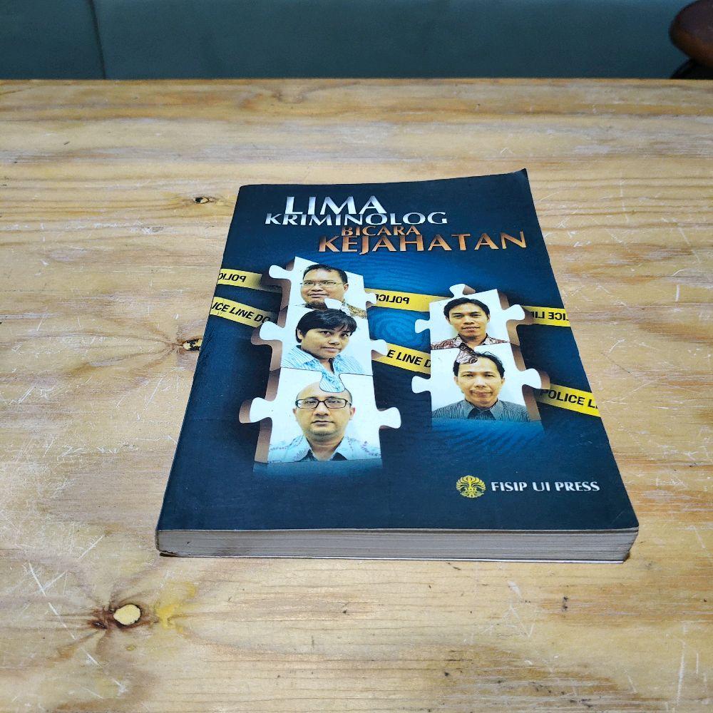 Jual Buku Lima Kriminolog Bicara Kejahatan | Shopee Indonesia