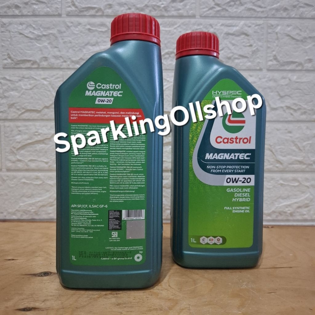 Jual CASTROL Hyspec 0W20 Oli Mesin 0W 20 Gasoline / Diesel 0W-20 Hybrid ...