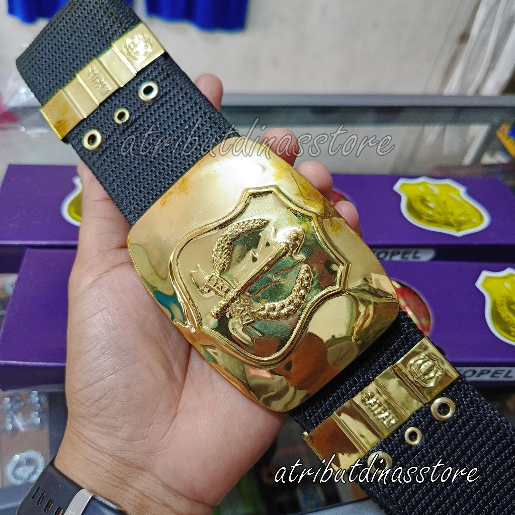 Jual Kopel Satpam Nilon Logam Kuningan Braso | Shopee Indonesia