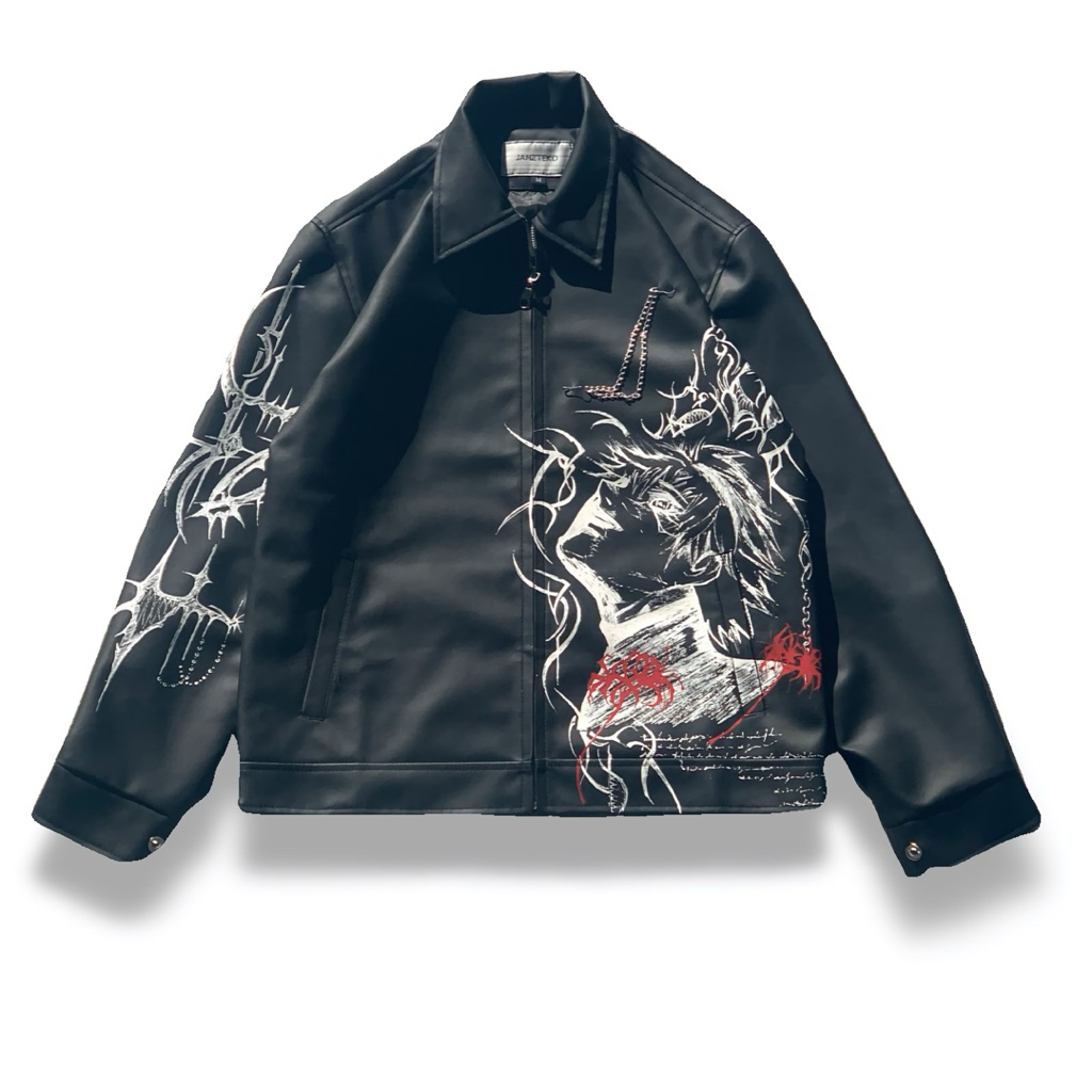 Jual Leather jacket (ken kaneki) | Shopee Indonesia