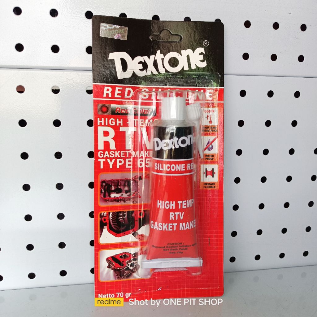 Jual LEM DEXTONE RED SILICONE SILIKON SEALANT HI TEMP HITEMP 650 MERAH ...