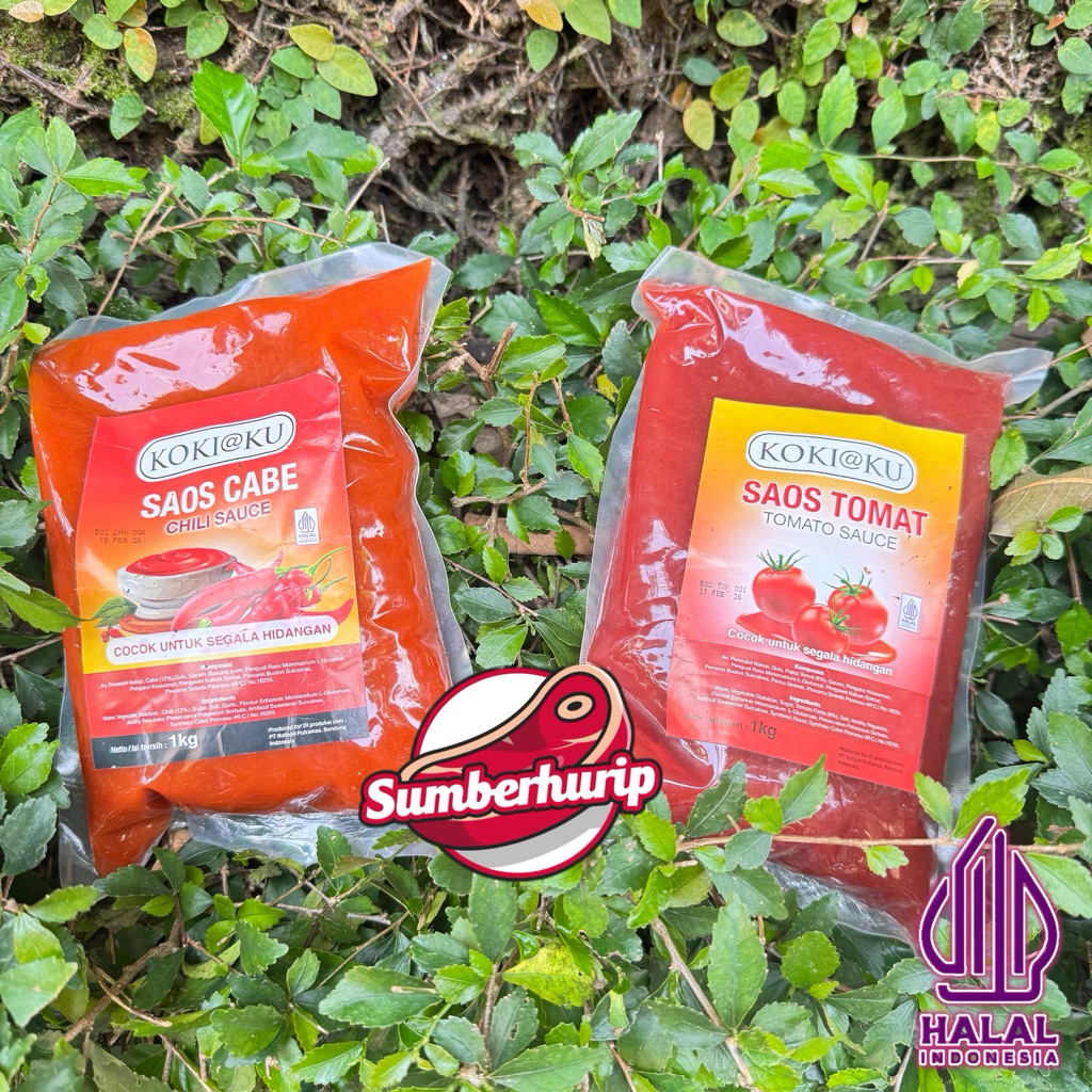 Jual KOKIKU SAOS TOMAT / SAOS CABE / TOMATO SAUCE / CHILI SAUCE 1kg ...