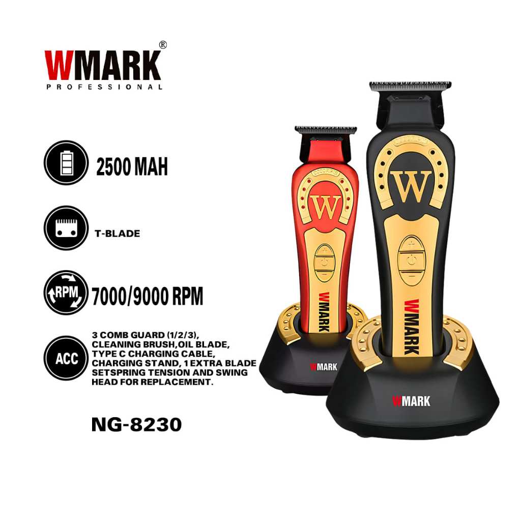 Jual WMARK NG 8230 Trimmer Cordless 9000 RPM Alat Cukur Elektrik ...