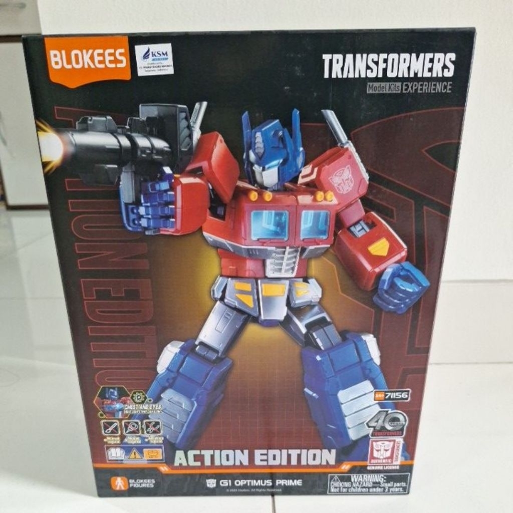 Jual Blokees Transformers Figures Action Edition 01 Optimus Prime 18cm ...